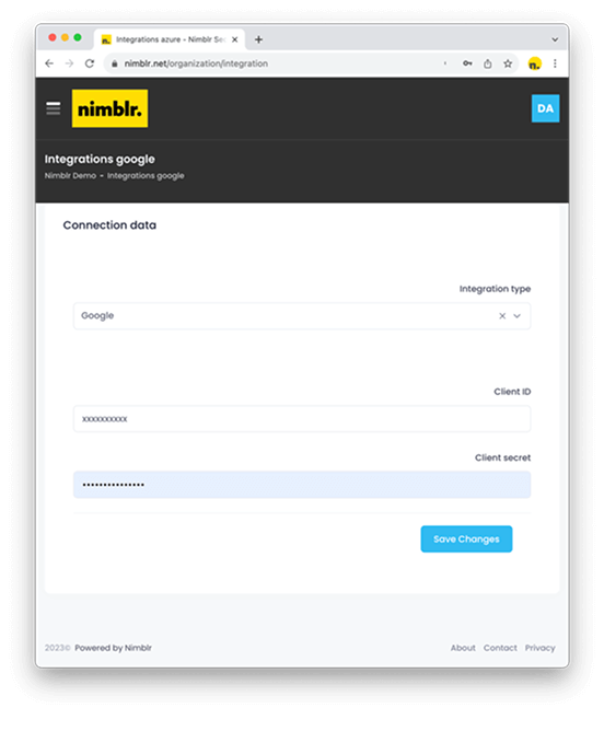 Setup & Organization Screening